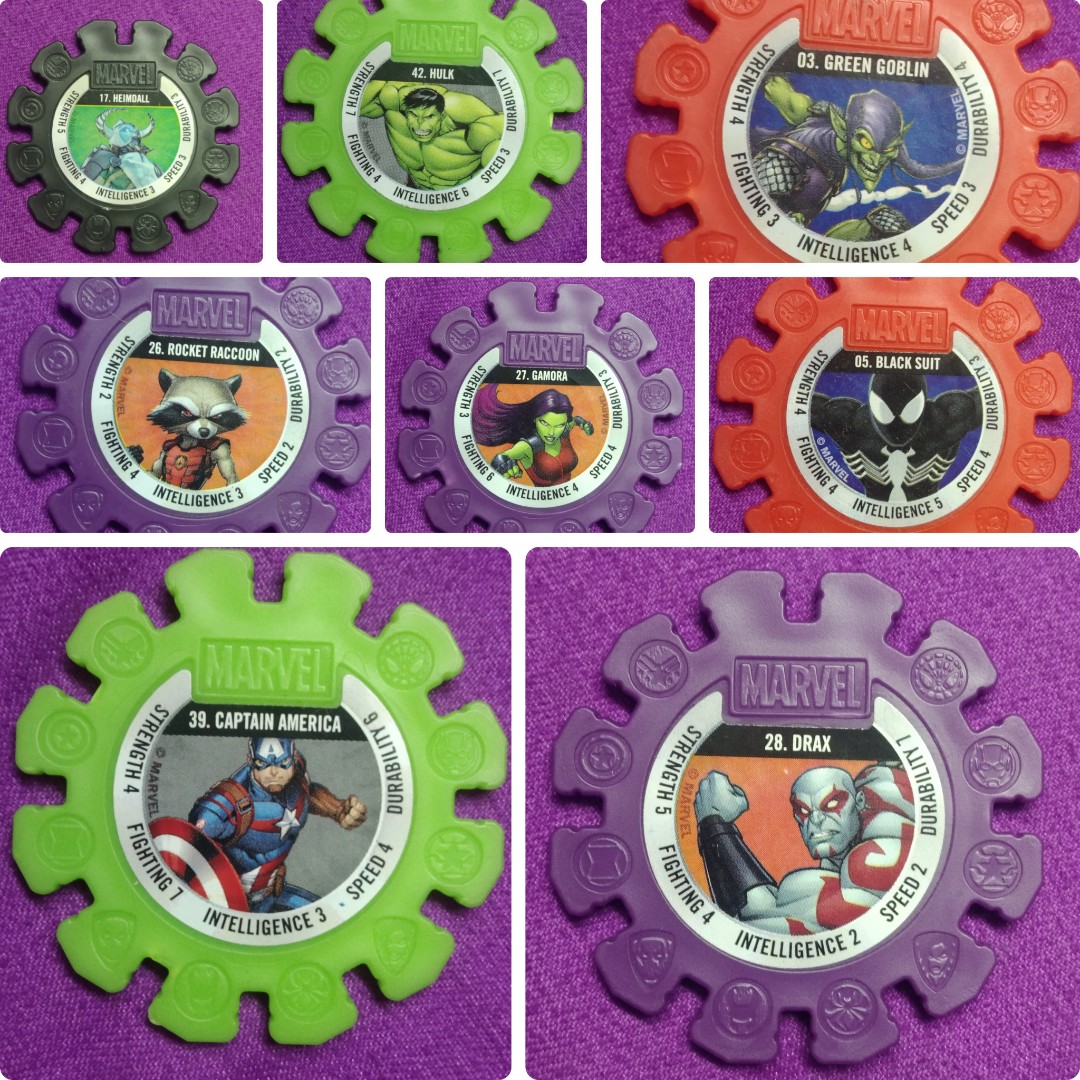 Woolworth`s Marvel Hero Disc "Collectibles", Hobbies & Toys, Toys ...
