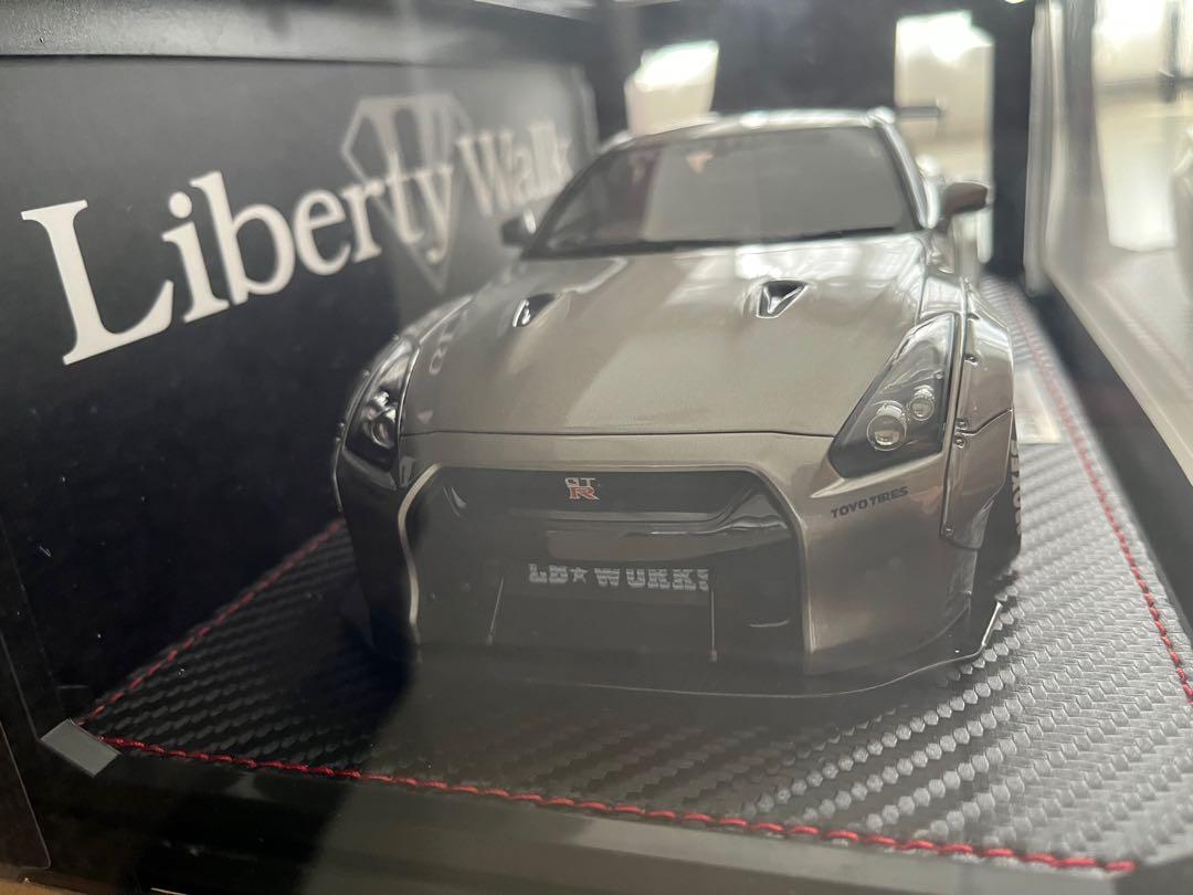 1:18 Ignition Model Nissan GTR R35 Liberty Walk Gun Metallic, Hobbies ...