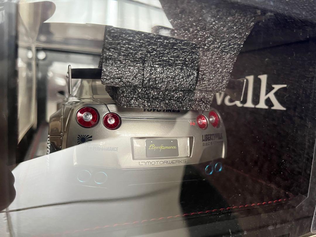 1:18 Ignition Model Nissan GTR R35 Liberty Walk Gun Metallic, Hobbies ...