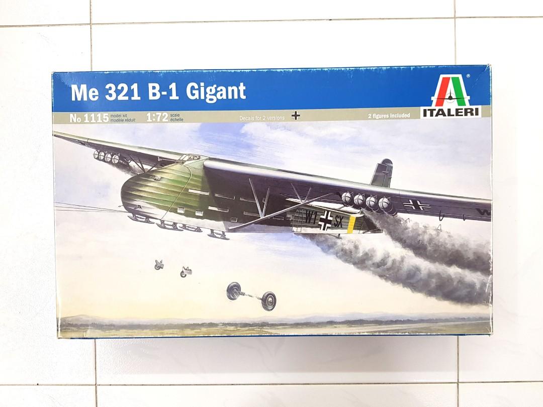 1/72 #1115 Italeri German Luftwaffe Transporter Messerschmitt Me-321 B ...