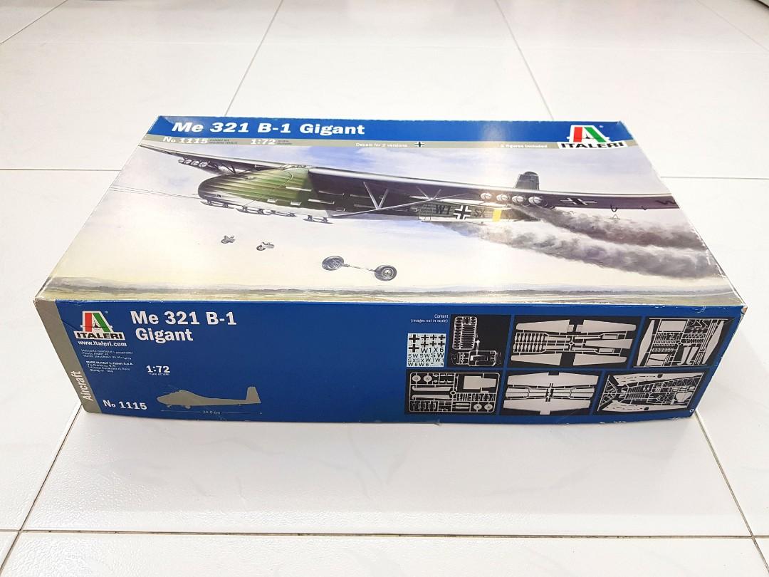 1/72 #1115 Italeri German Luftwaffe Transporter Messerschmitt Me-321 B ...