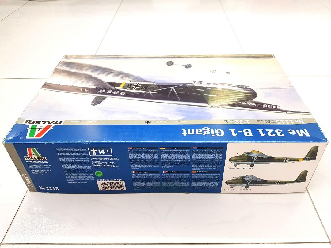 1/72 #1115 Italeri German Luftwaffe Transporter Messerschmitt Me-321 B ...