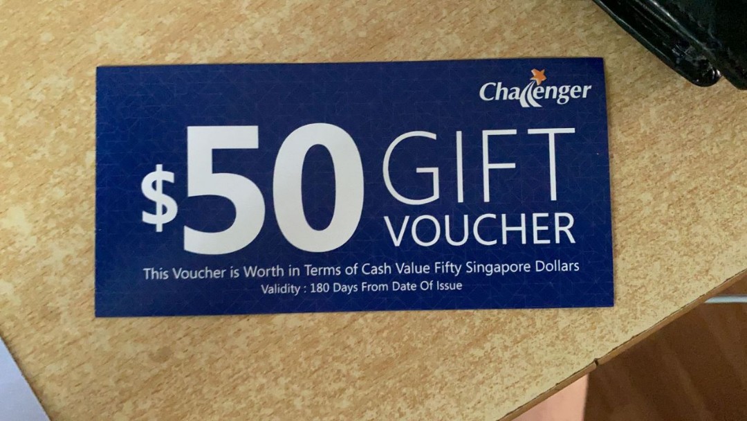 $350 Challenger Vouchers(7x$50), Tickets & Vouchers, Store Credits on ...