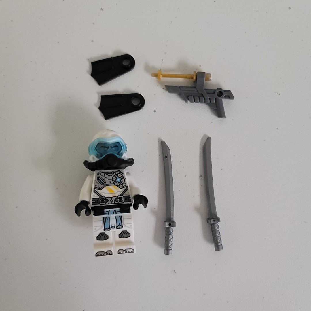 全新 包平郵 Lego 71754 Ninjago 旋風忍者 Scuba Zane 水肺 Zane 人仔 連武器 深海飛龍 Water ...