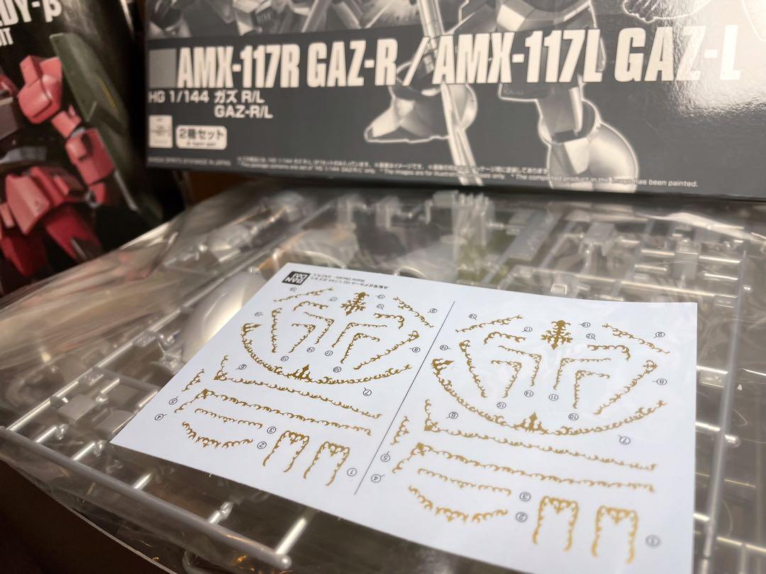 現貨 HG AMX-117R GAZ-R / AMX-117L GAZ-L 高達模型 Gundam, 興趣及遊戲, 玩具 & 遊戲類 ...
