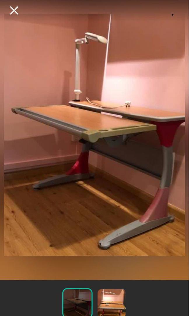 Adjustable study table to bless, Furniture & Home Living, Furniture ...