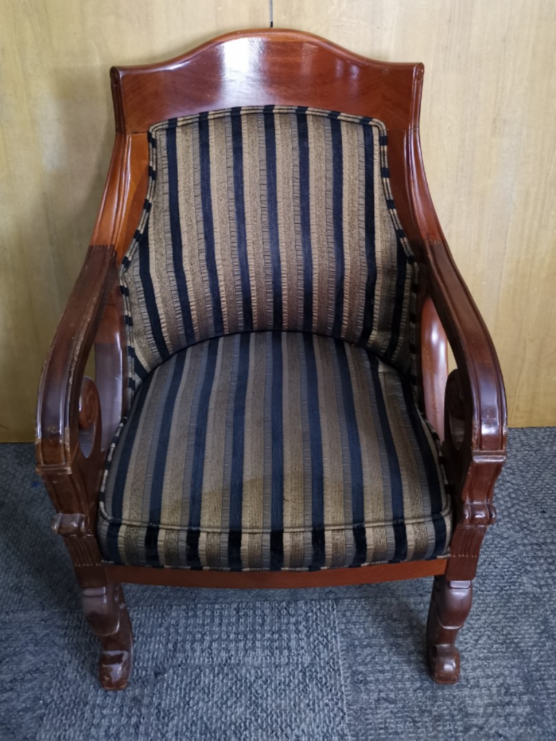 Arm Chair (Solid Wood), Furniture & Home Living, Furniture, Chairs on ...