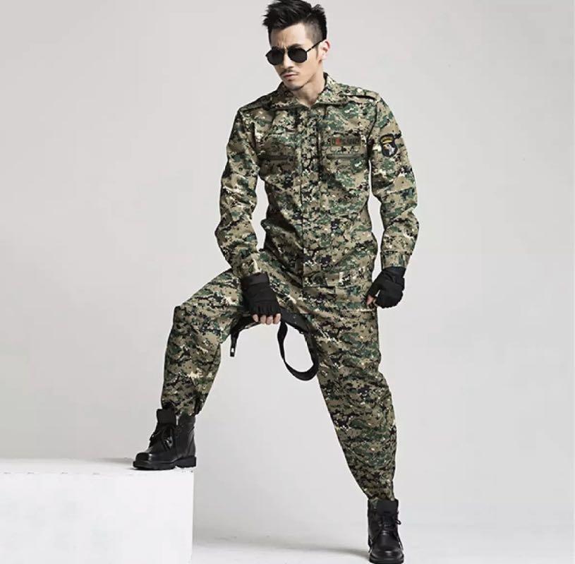 WW2 US Army Military Uniform For Male Soldier Tactical Army