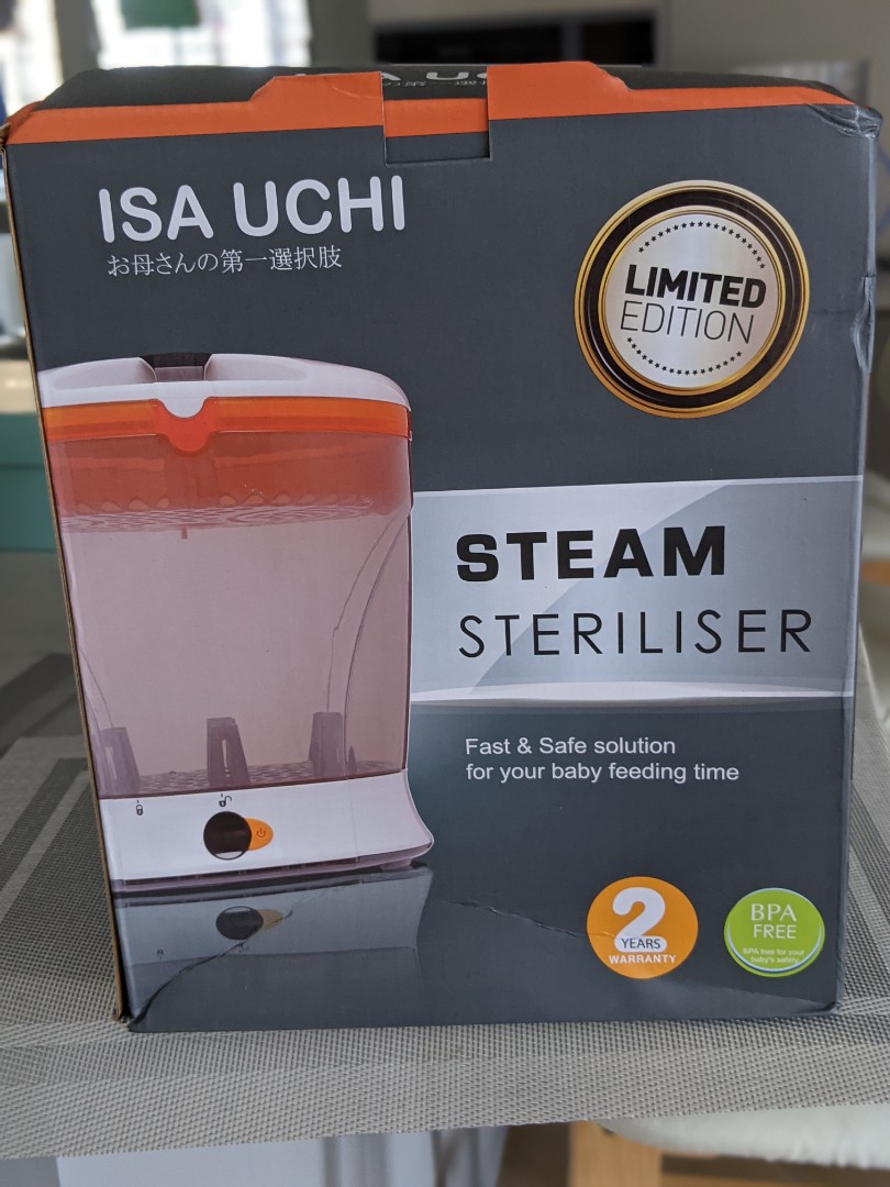 BN Isa Uchi Steam Steriliser, Babies & Kids, Nursing & Feeding ...