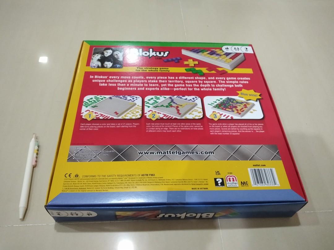 BNIB: Authentic Mattel Blokus Deluxe XL The Strategy board game for the whole family with ...