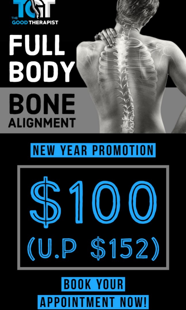 Bone Alignment, Lifestyle Services, Beauty & Health Services on Carousell