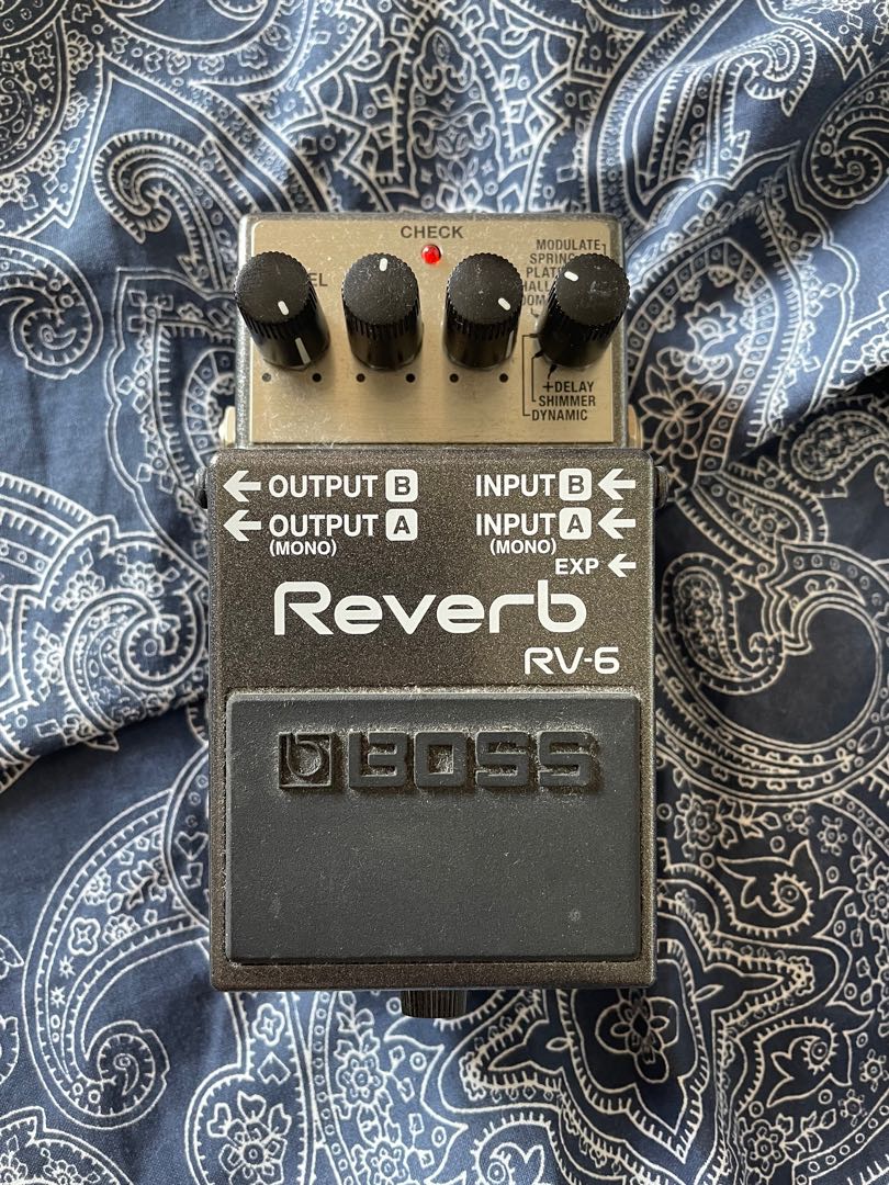 BOSS Reverb RV6, Hobbies & Toys, Music & Media, Music Accessories on ...