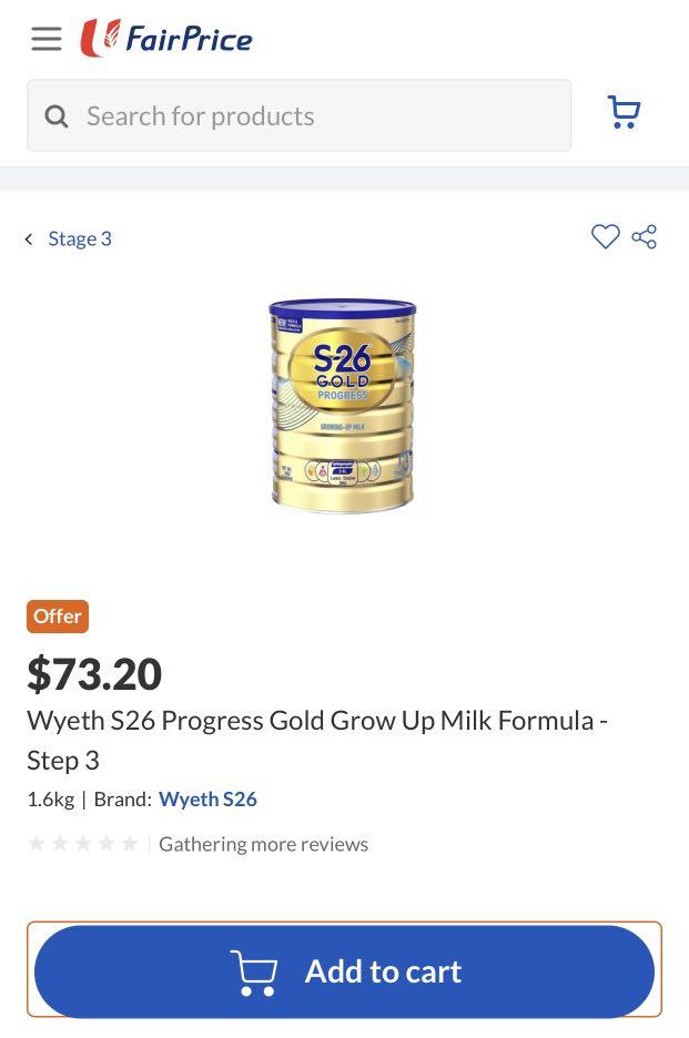 Brand New S26 Stage 3 formula milk, Babies & Kids, Nursing & Feeding ...