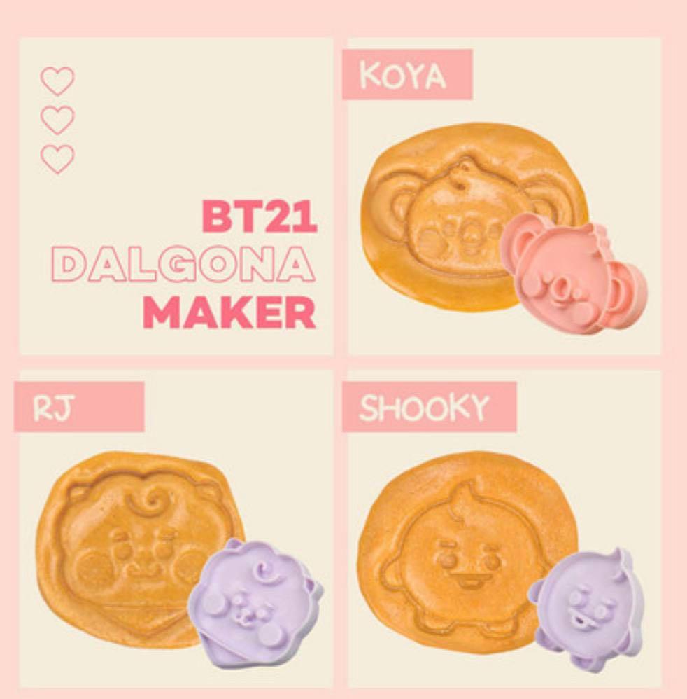 BT21 Dalgona Set, Hobbies & Toys, Memorabilia & Collectibles, K-Wave on ...