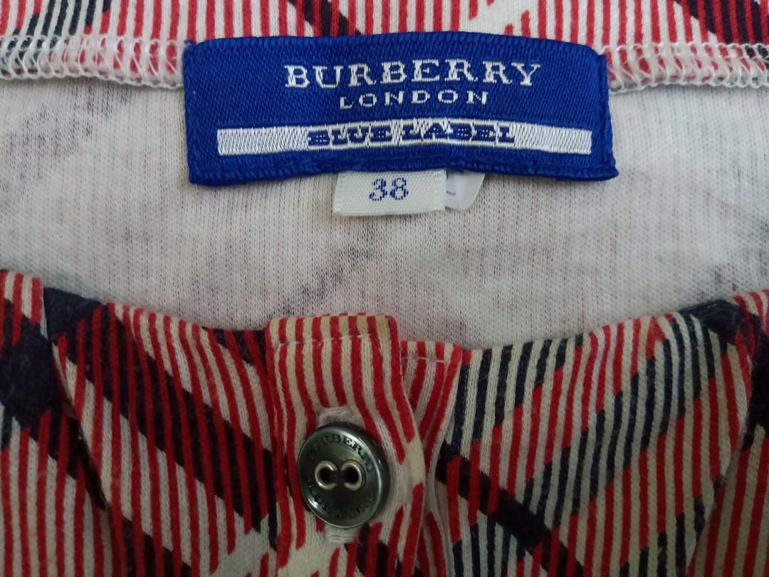 BURBERRY LONDON BLUE LABEL MADE IN JAPAN LUXURY NOVA CHECKED VINTAGE ...