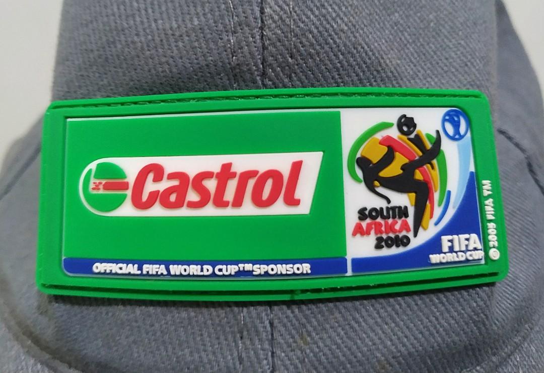 Castrol FIFA World Cup 2010 South Africa Sponsor Hat Cap Gray ...