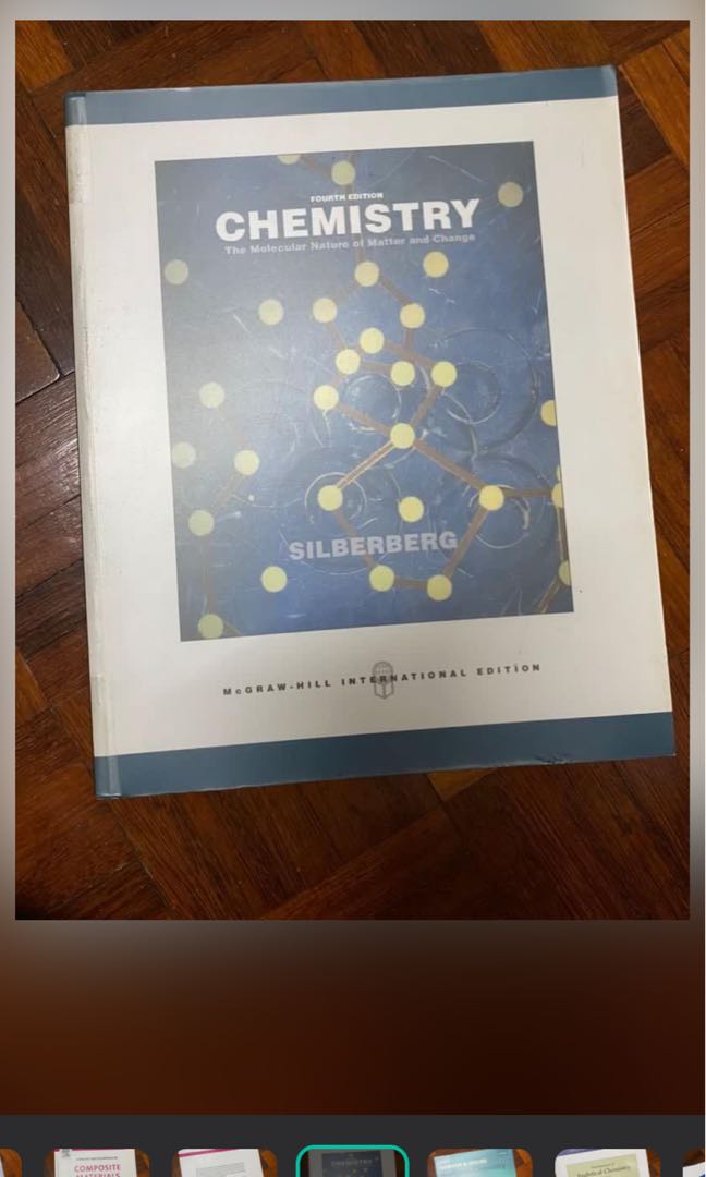 Chemistry Reference Book, Hobbies & Toys, Books & Magazines, Textbooks ...