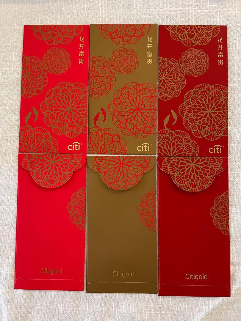 Citigold Citibank Ang pows red packets, Everything Else on Carousell