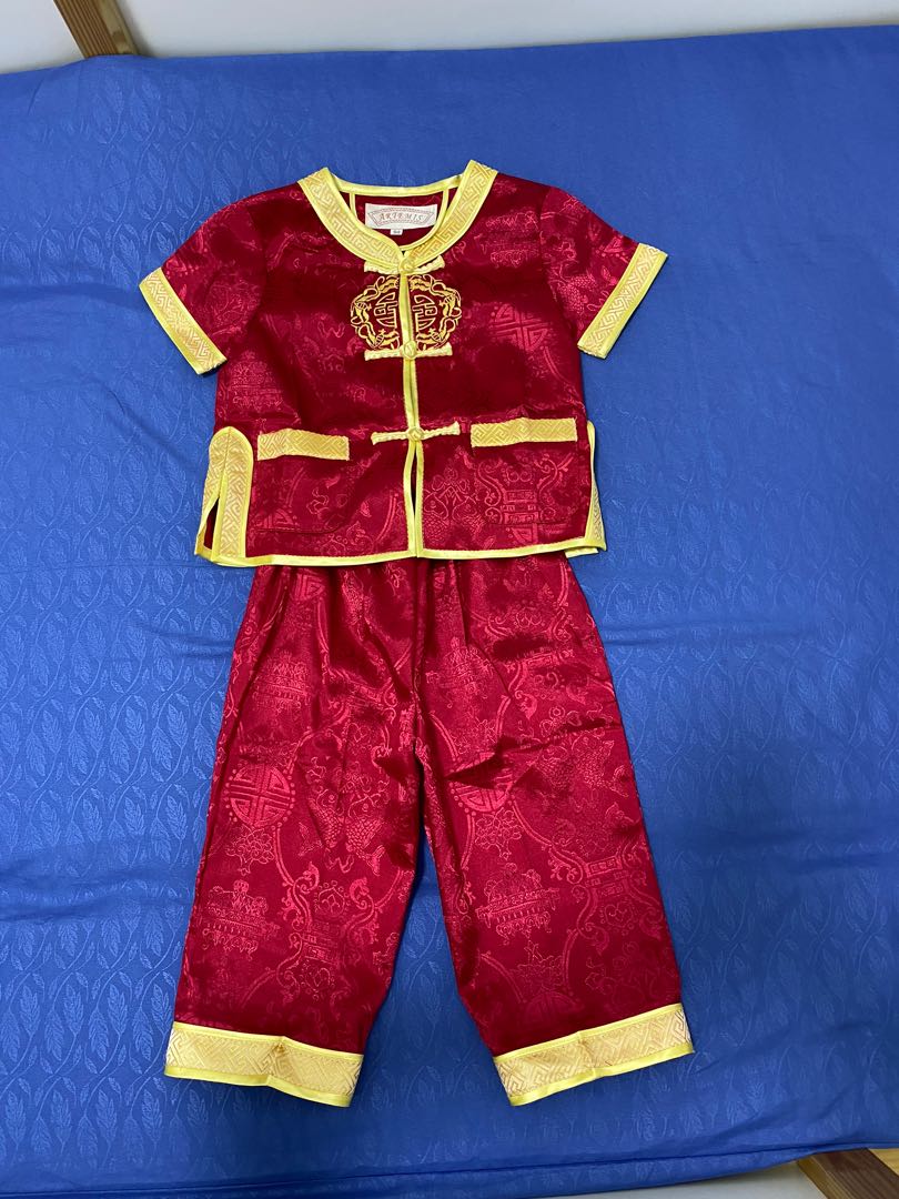 CNY traditional clothes, Babies & Kids, Babies & Kids Fashion on Carousell