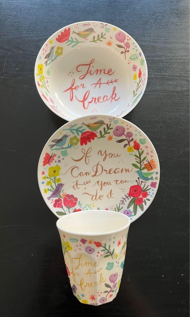 Daiso tableware set, Furniture & Home Living, Kitchenware & Tableware ...