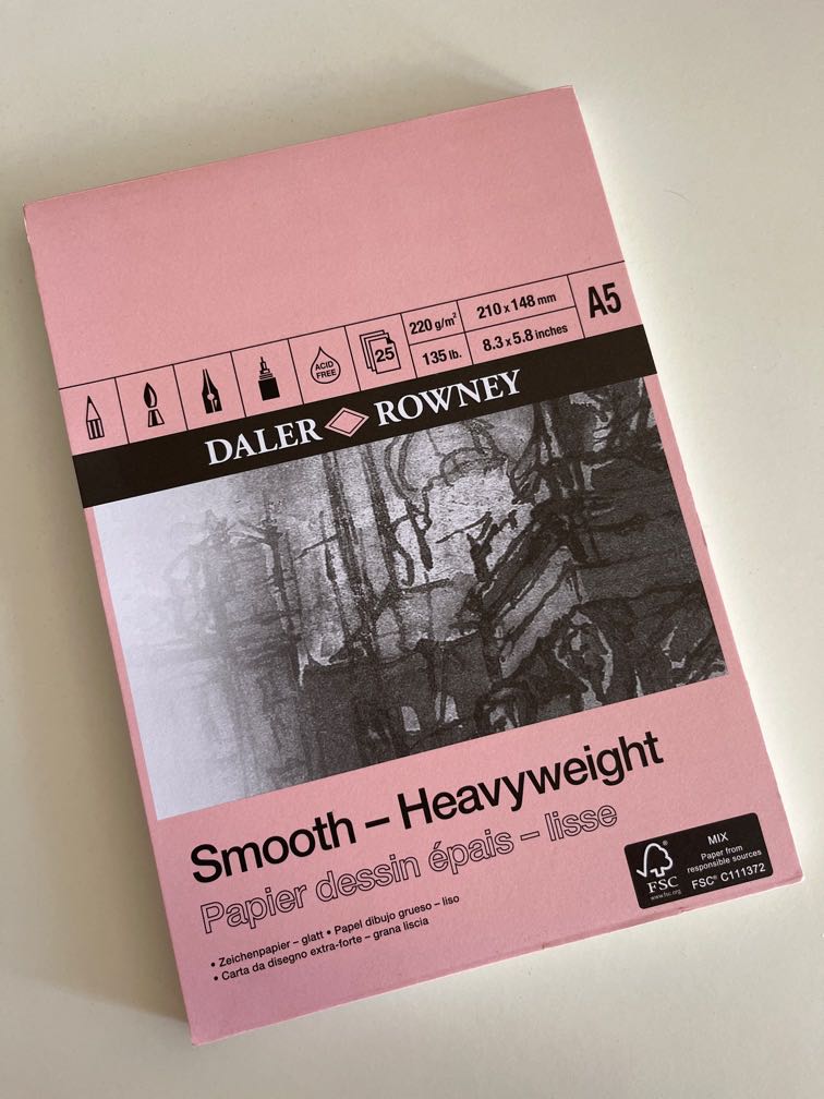 Daler Rowney Smooth paper, Hobbies & Toys, Stationery & Craft, Craft ...