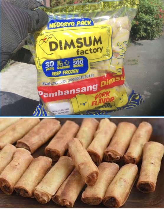 Dimsum Factory Frozen Lumpiang Shanghai By Pack 30s, Food & Drinks ...