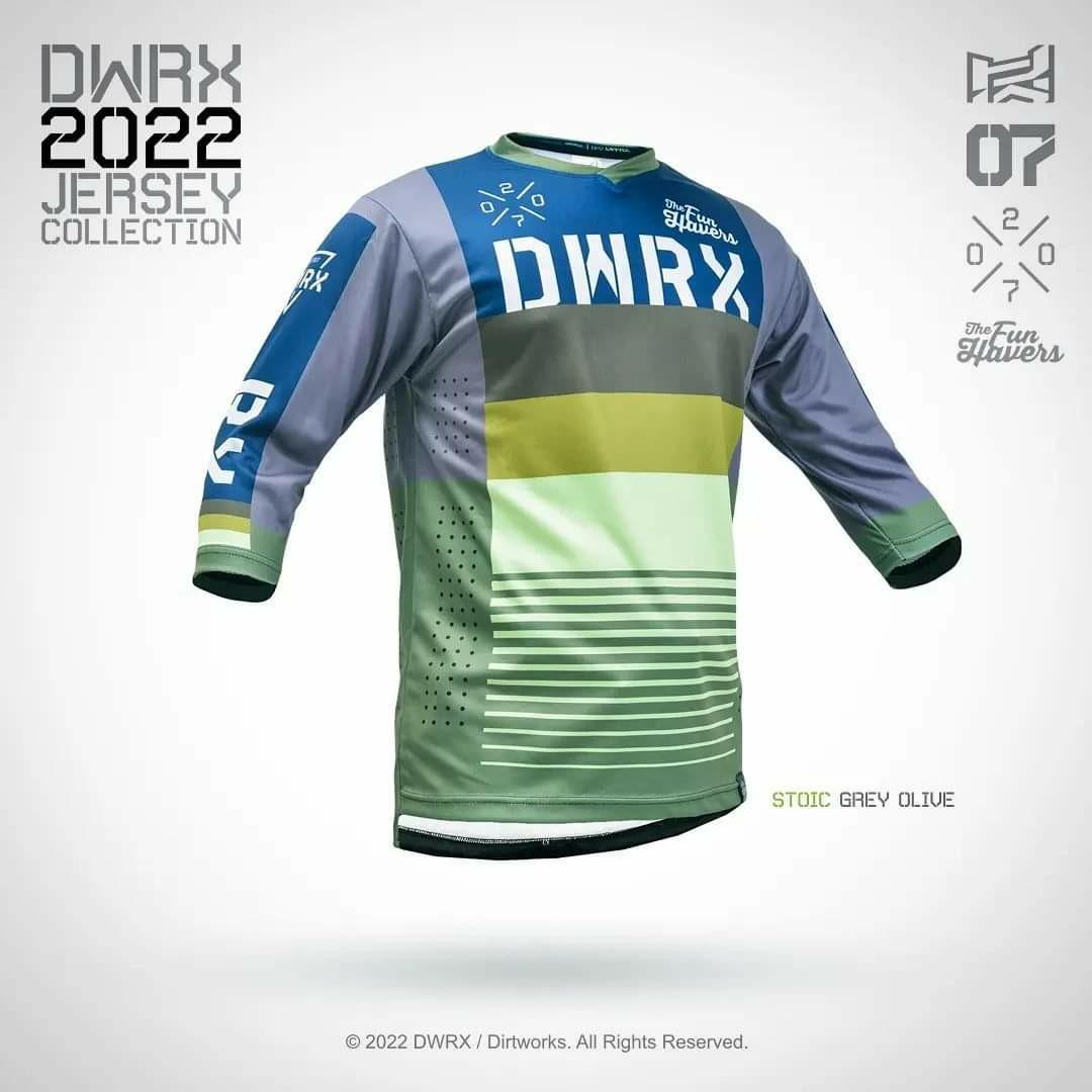 DWRX Stoic Series 3/4 Sleeve Jerseys 2022 Collection, Sports Equipment ...