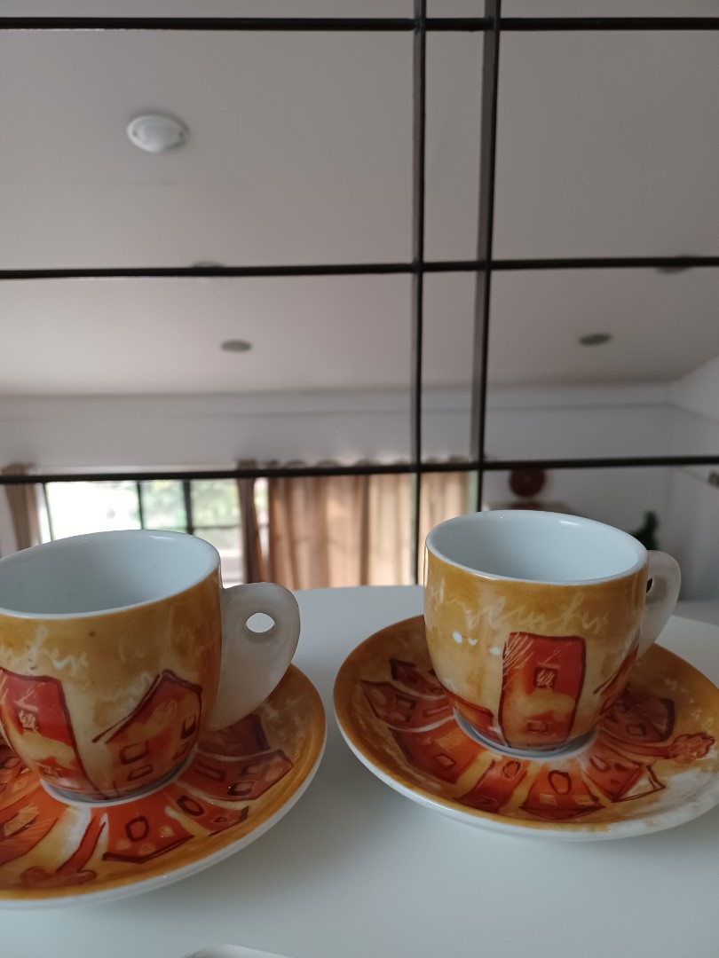 Espresso Cups And Saucers Furniture And Home Living Kitchenware