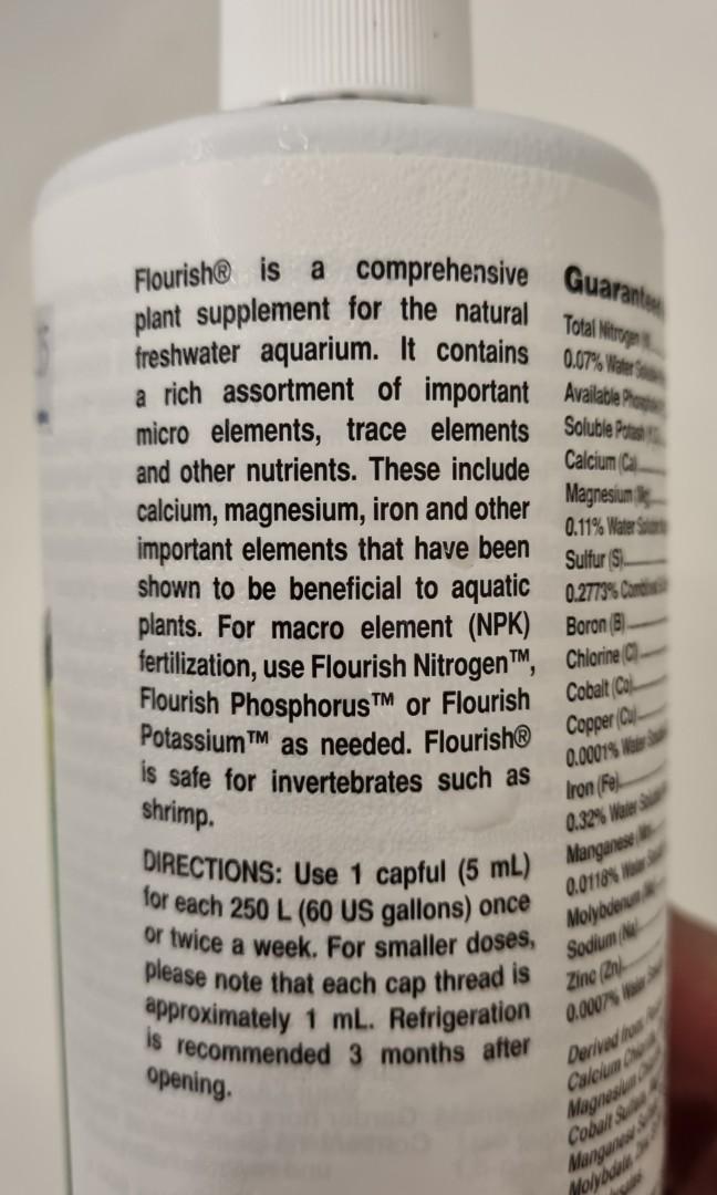 Flourish Comprehensive Plant Supplement 500ml (Freshwater Aquarium ...