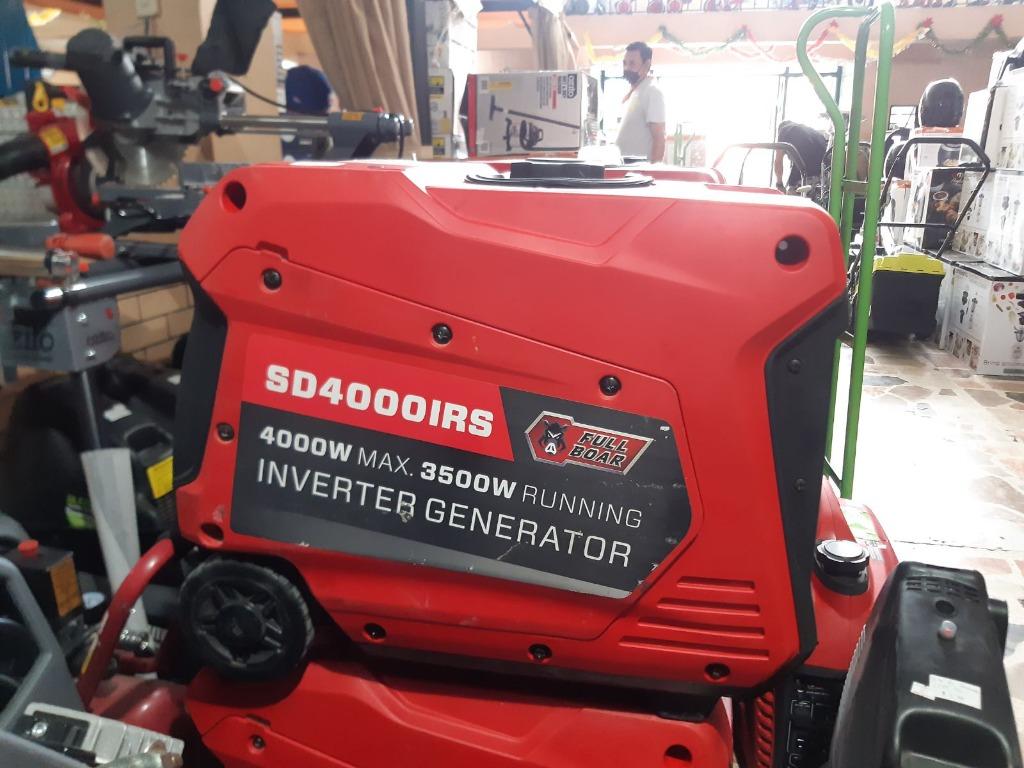 Full Boar Inverter Generator 4000W SD4000IRS, Commercial & Industrial ...