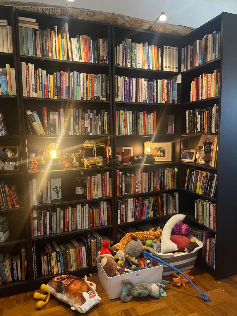 IKEA Billy + Brimnes Bookcases (with installed lights) — price of ...