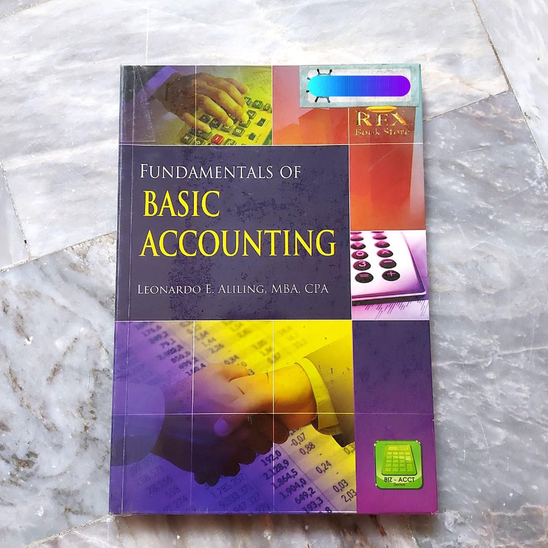 Fundamentals of Basic Accounting by Leonardo E. Aliling, MBA, CPA ( Rex ...