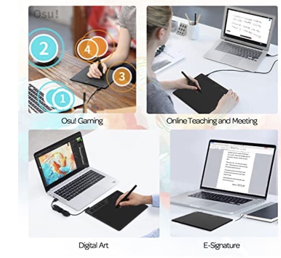 超級繪畫王Gamon S620【適用於線上教學和會議】這款GAOMON S620繪圖板適用於線上教學與遠端會議。 Gaomon S620 佢話 ...