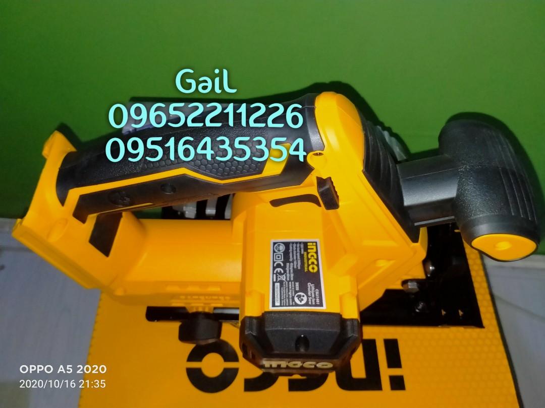 INGCO 20V Li-ion Cordless Circular Saw, Commercial & Industrial ...