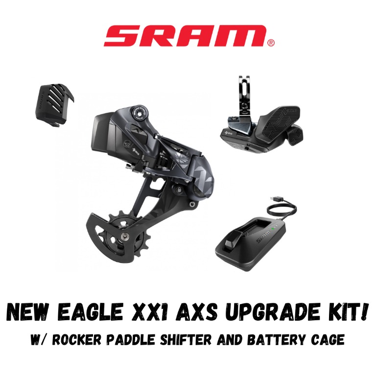 [In-stock!] SRAM XX1 Eagle AXS 1x12S Upgrade Kit | NEW edition w/ Rocker Paddle Electronic ...