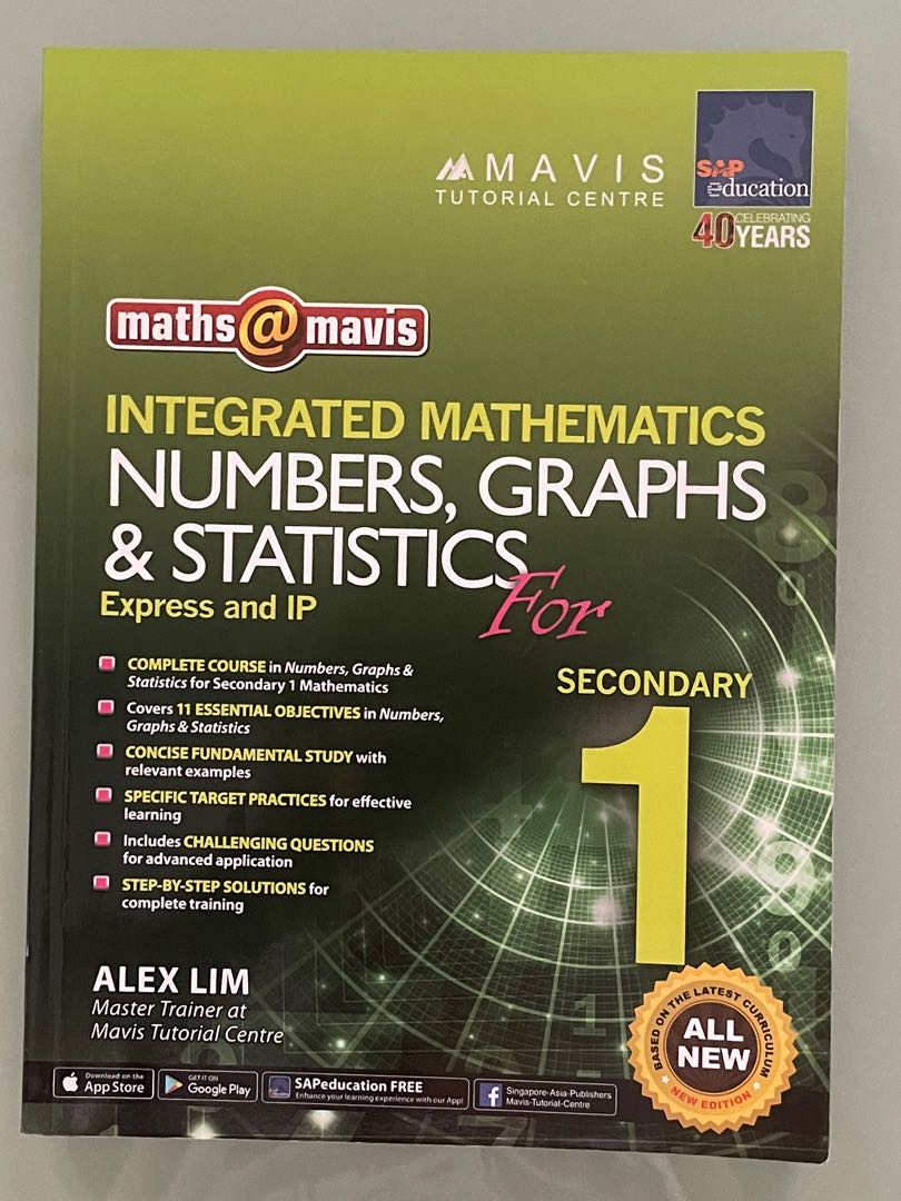 INTEGRATED MATHEMATICS NUMBERS GRAPHS AND STATISTICS (SEC 1), Hobbies ...
