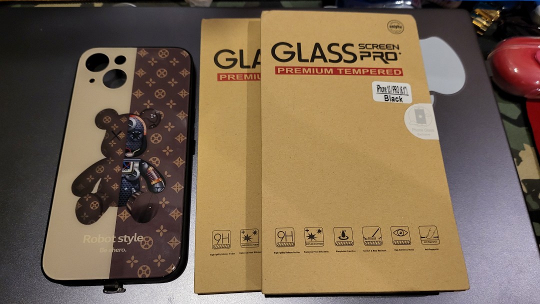 Iphone 13 led case and full tempered, Mobile Phones & Gadgets, Mobile ...