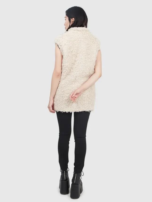 IRO Faux Fur Shag Vest, Women's Fashion, Coats, Jackets and Outerwear ...