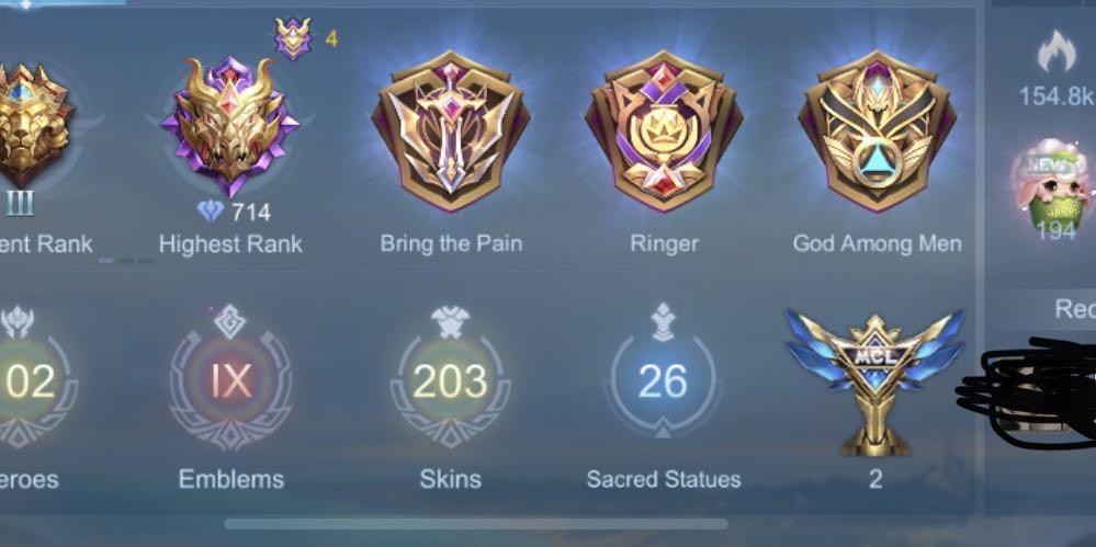 KOF High Win Rate Mobile Legends Account, Video Gaming, Gaming ...