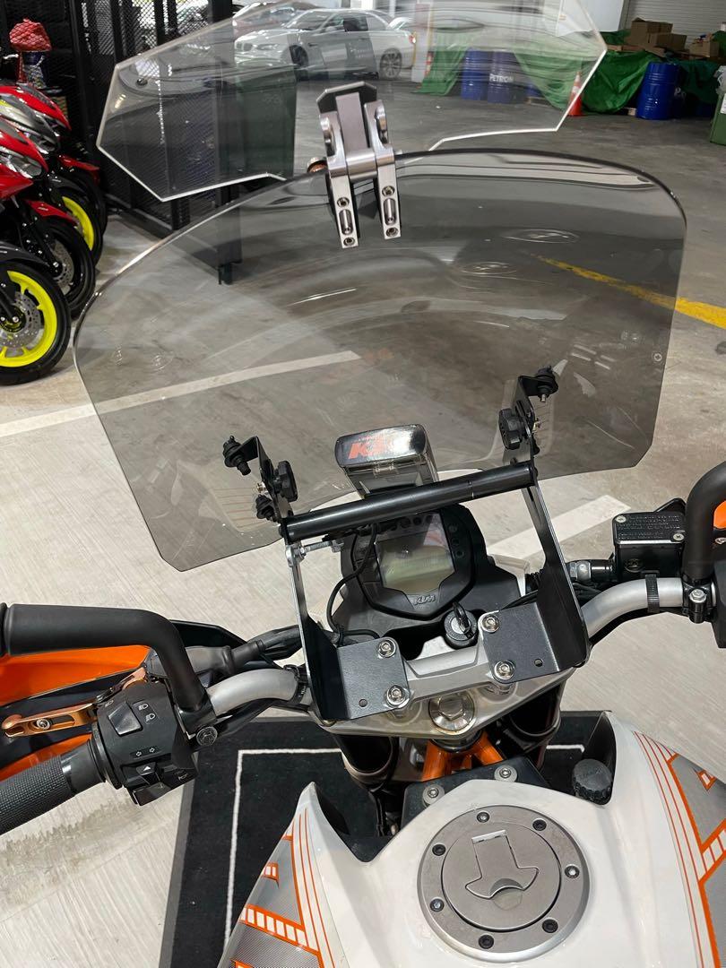 KTM DUKE windshield, Motorcycles, Motorcycle Accessories on Carousell