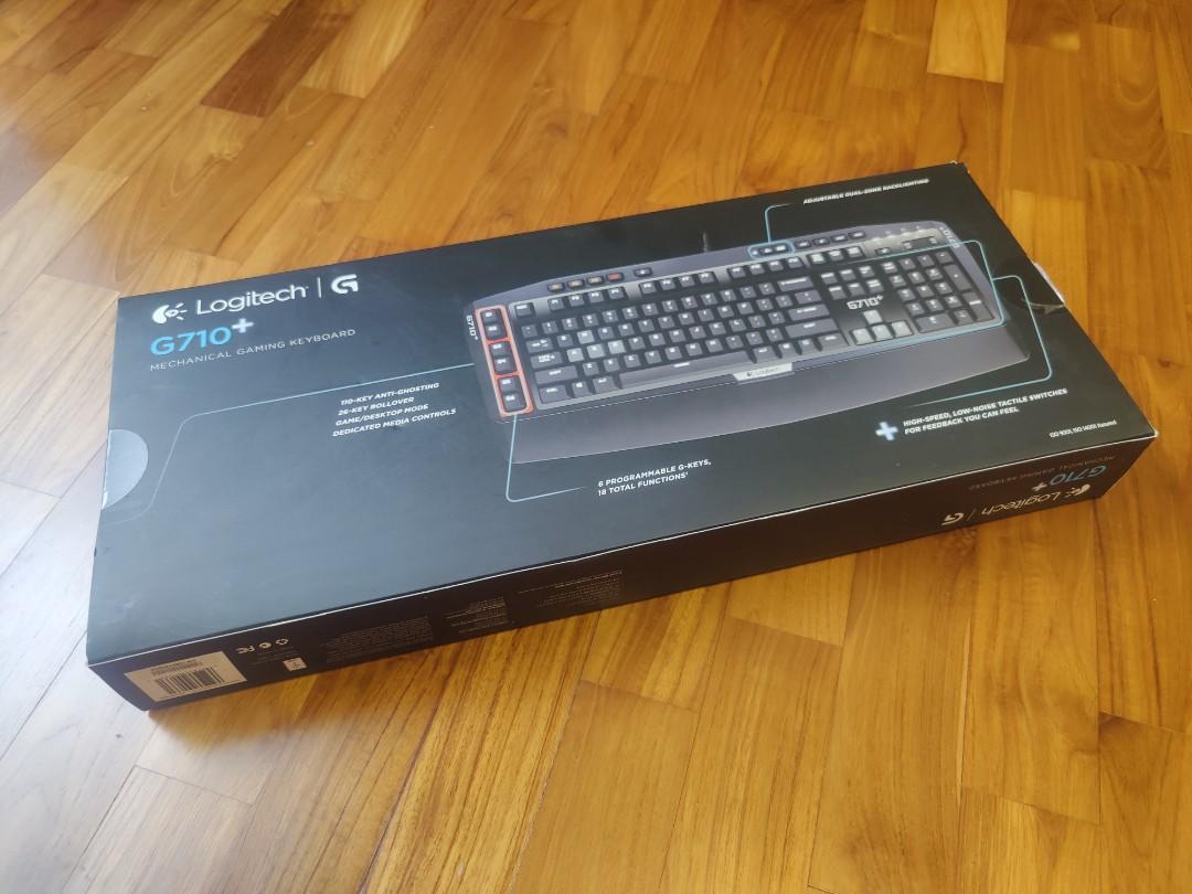 Logitech G710+ mechanical keyboard (Orange, Cherry MX Brown), Computers ...