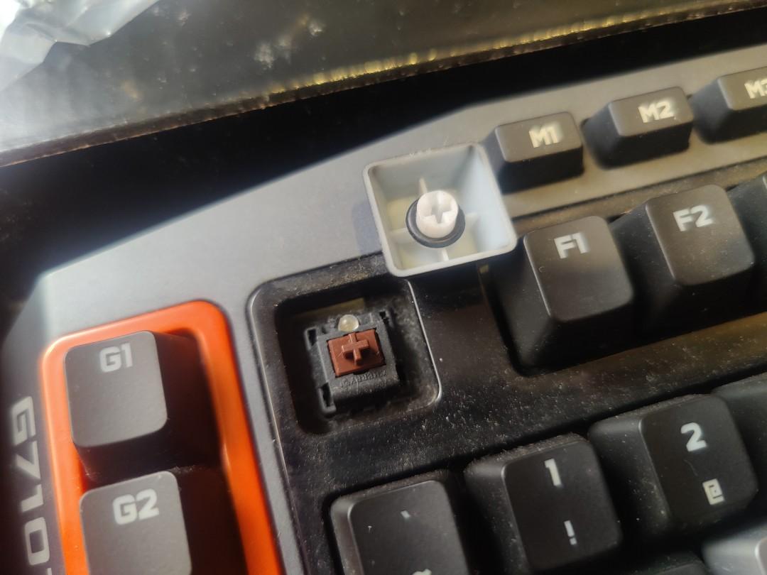 Logitech G710+ mechanical keyboard (Orange, Cherry MX Brown), Computers ...