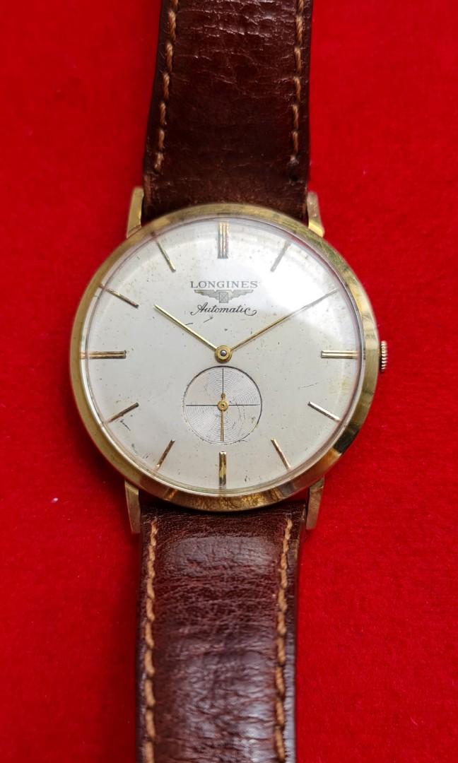 Longines Sub Second Automatic, Fesyen Pria, Jam Tangan di Carousell