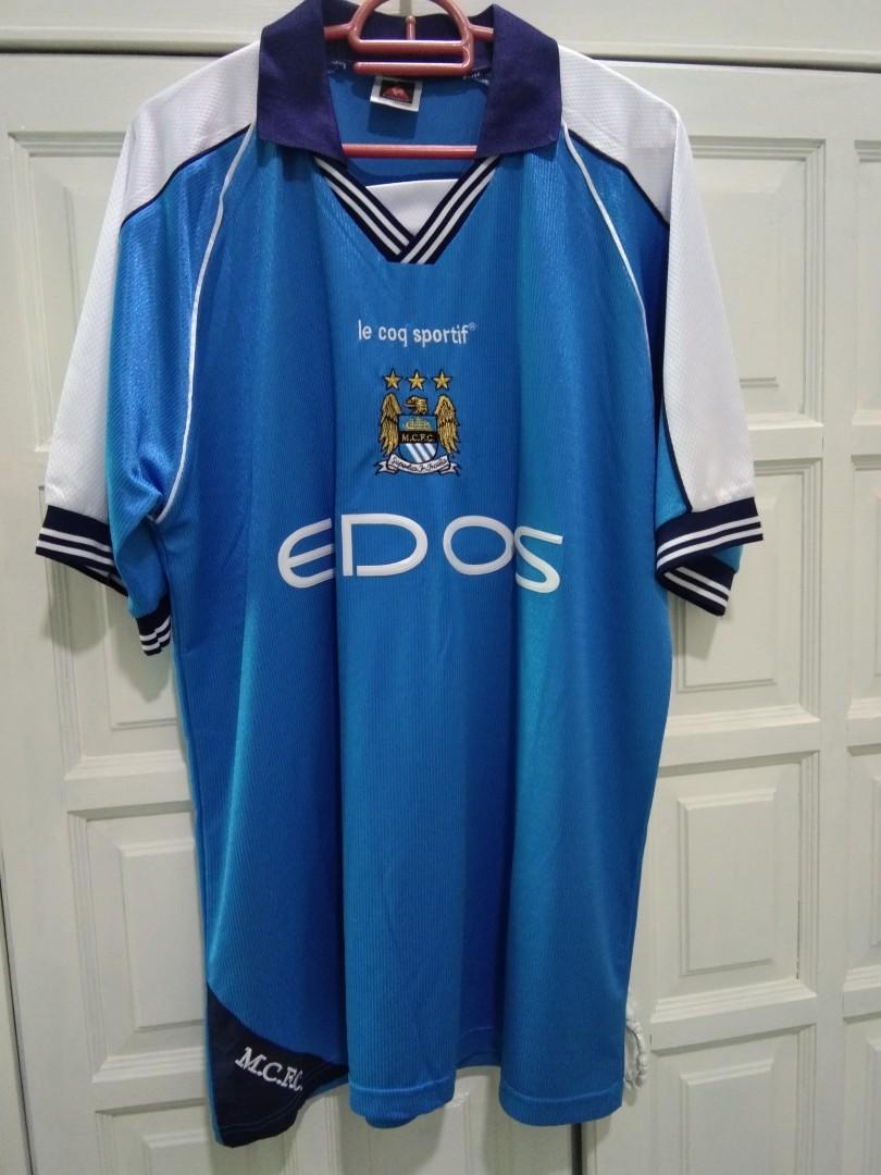 Manchester City Retro Kits, Men's Fashion, Activewear on Carousell