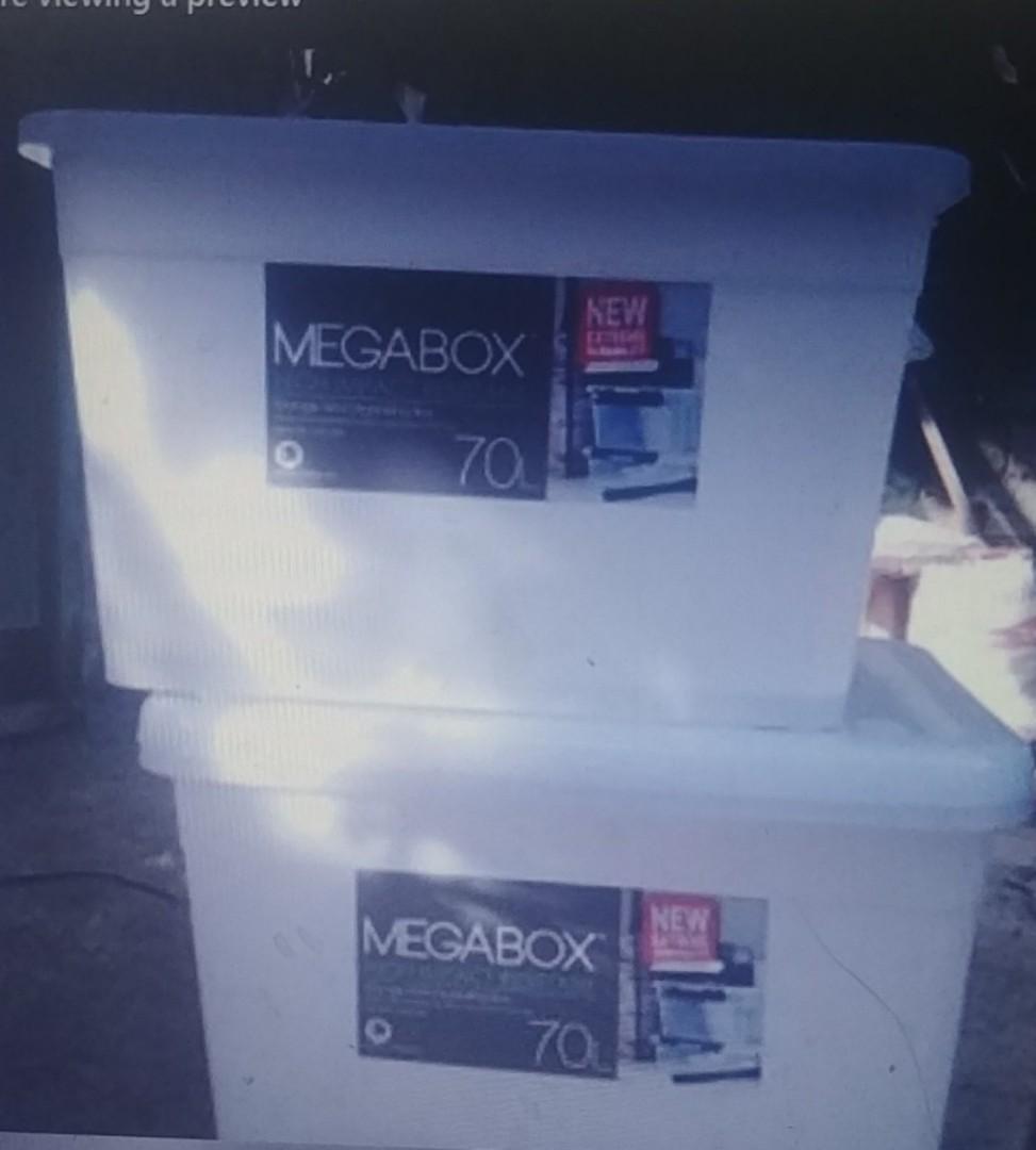 Megabox 70 liters, Furniture & Home Living, Home Improvement ...
