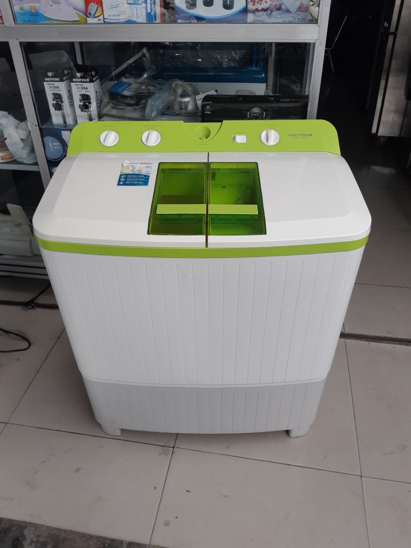 Mesin cuci 2 tabung Polytron PWM-8567, 8.5kg tabung besar, Kitchen ...