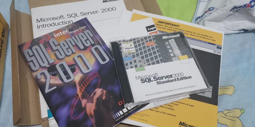 Microsoft SQL Server 2000 Standard Edition Installer, Computers & Tech ...