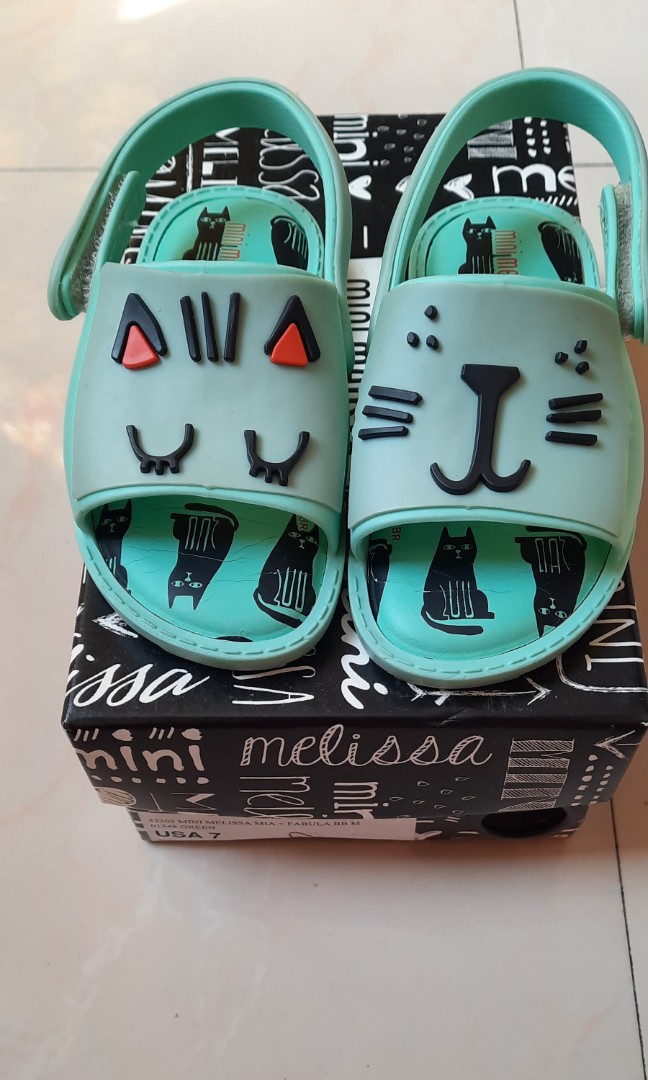 Mini Melissa Mia Sandals, Babies & Kids, Babies & Kids Fashion on Carousell