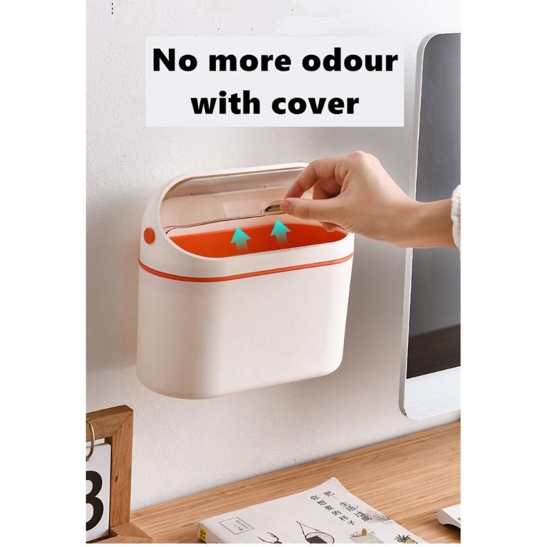 Mini Trashbin Wall Hanging Dustbin Waste Bin Table Dustbin Home ...
