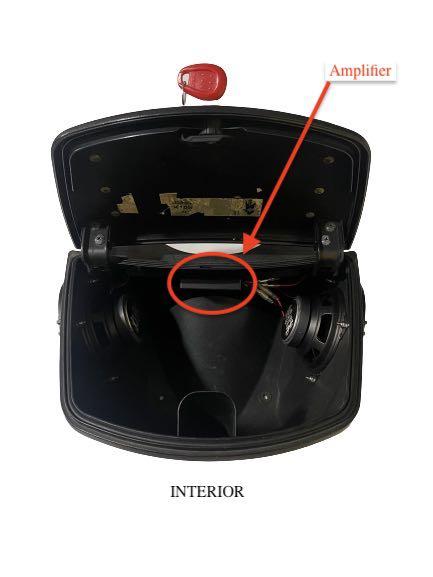 Motorcycle speaker box, Motorcycles, Motorcycle Accessories on Carousell